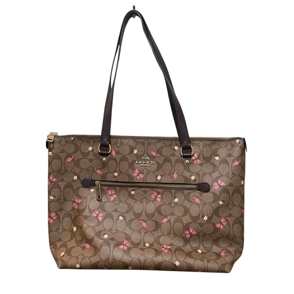 Coach | Bags | New Coach Gallery Tote In Signature Canvas With ...